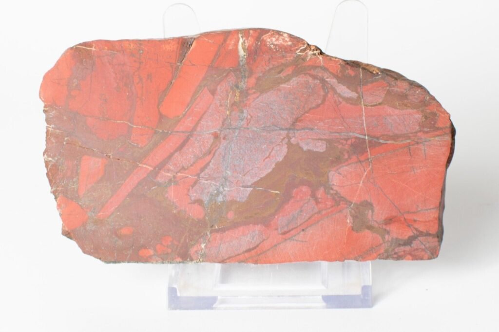 Polished Western Australian Brecciated Jasper Slice Stone Slab Pilbara ...