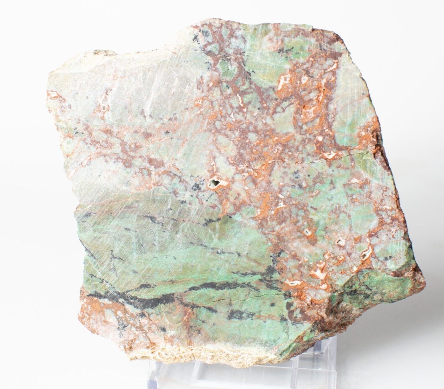 Polished Western Australian Chrysocolla Copper Slice Stone Slab Pilbara ...