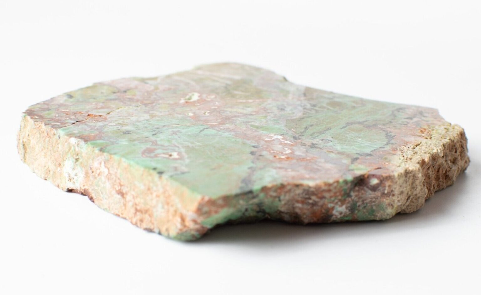 Polished Western Australian Chrysocolla Copper Slice Stone Slab Pilbara ...