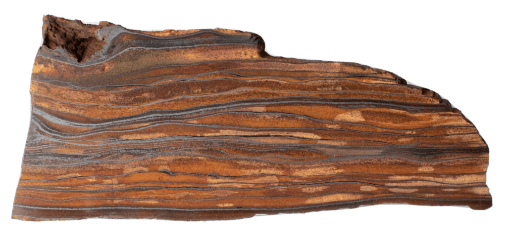 Polished Western Australian Banded Iron Jasper Slice Stone Slab Pilbara ...