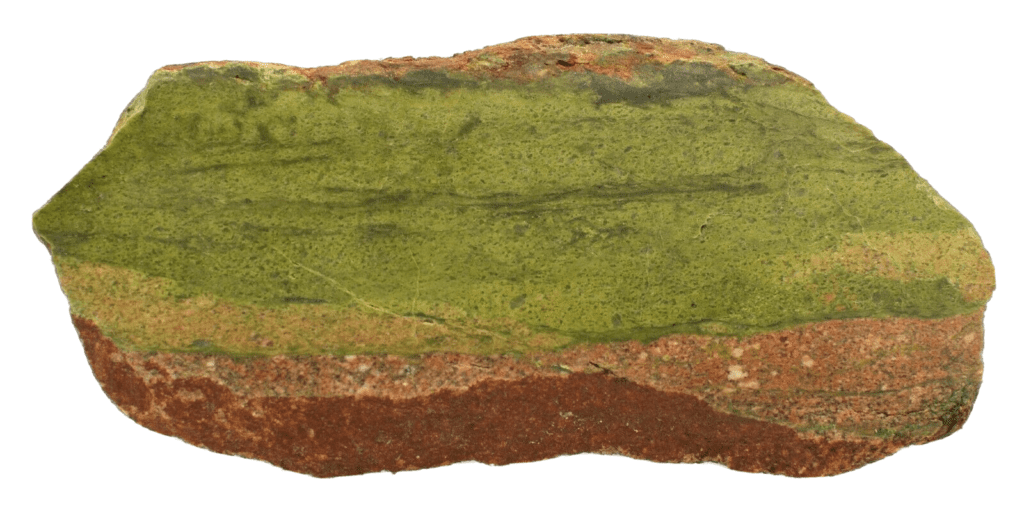 Western Australian Polished Epidotized Rhyolite Slice Pilbara Slab ...