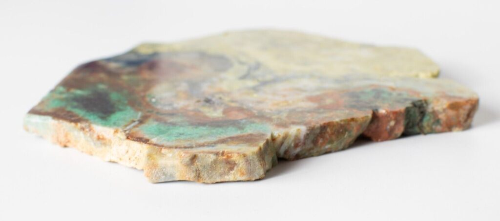 Polished Western Australian Chrysocolla Copper Slice Stone Slab Pilbara ...