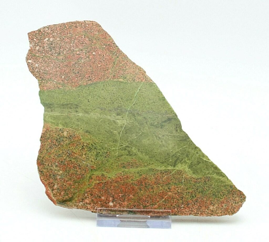 Western Australian Polished Epidotized Rhyolite Slice Pilbara Slab ...