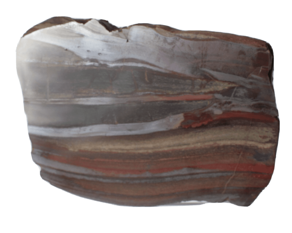 Polished Western Australian Banded Iron Jasper Slice Stone Slab Pilbara ...