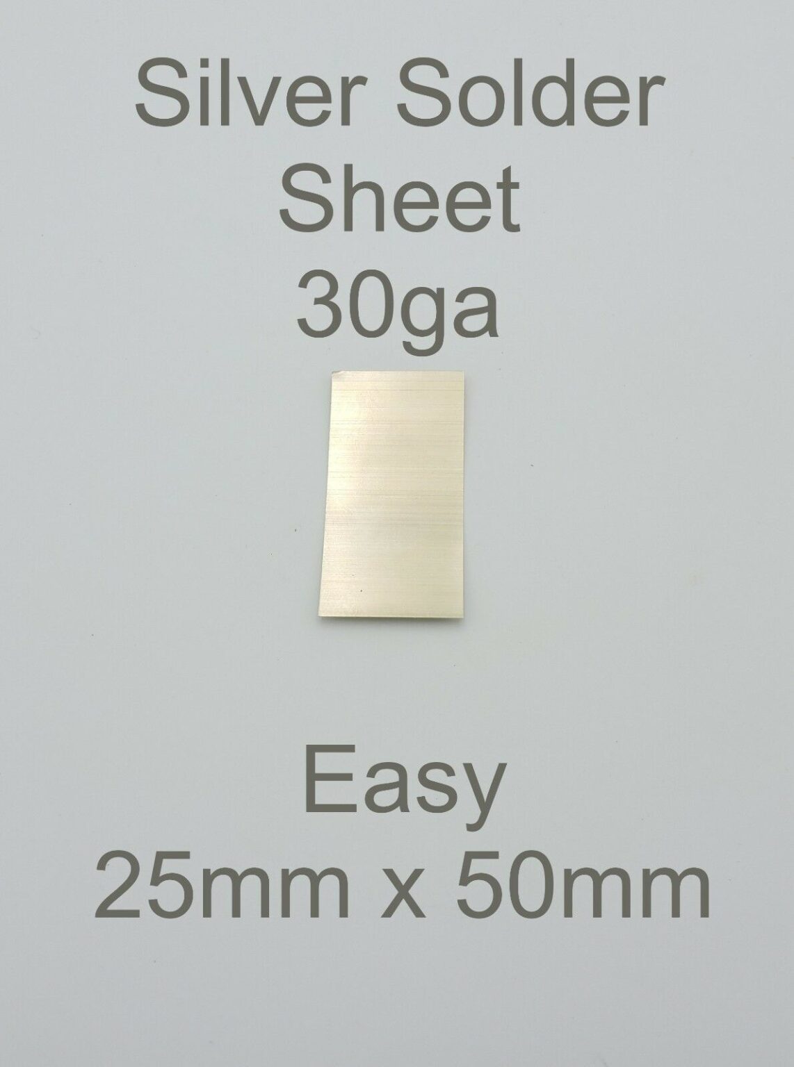 Silver Solder Sheet 925 Sterling Extra Easy Medium Hard Soldering ...