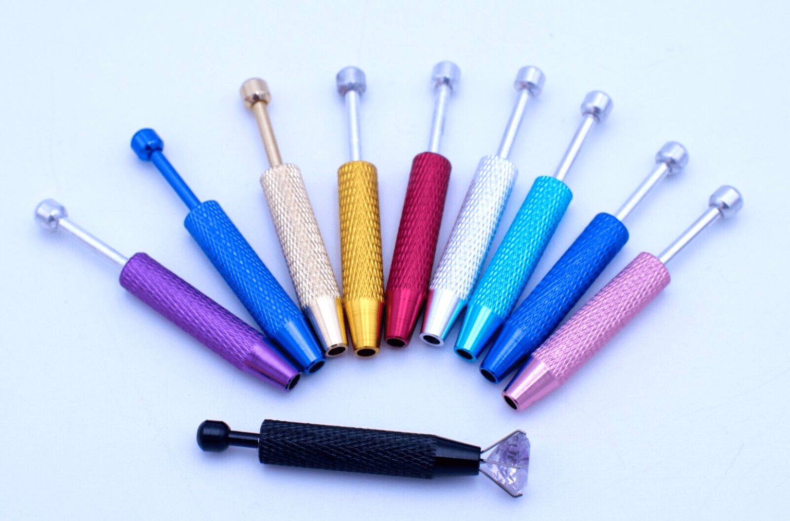 4 Prong Short Gem Holder Grabber Beads Balls Body Piercing - SILVER SMITHING TOOLS