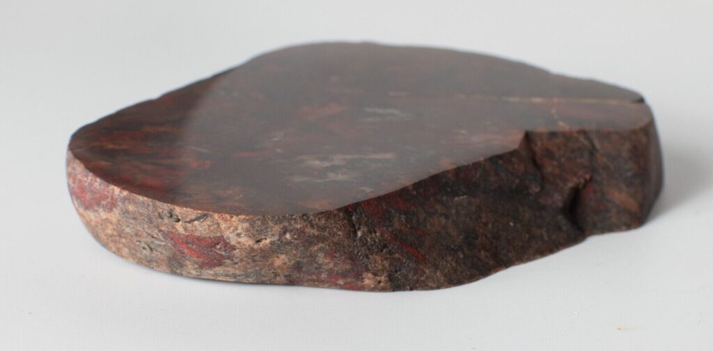 Polished Queensland Jasper Hematite Slice Rock slab QJ1204233 - SILVER ...