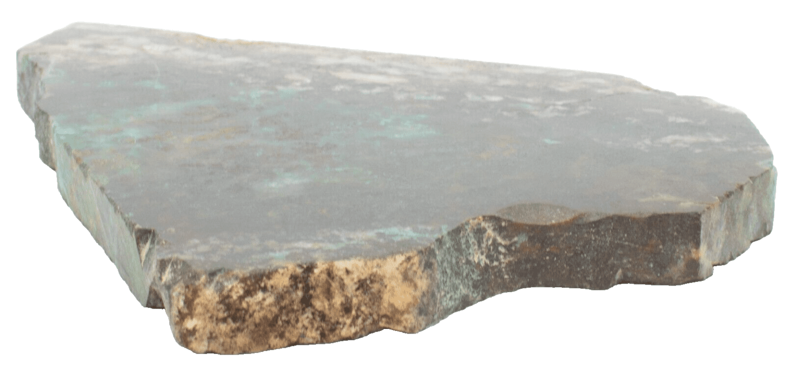 Polished Western Australian Chrysocolla Azurite Slice Stone Slab ...