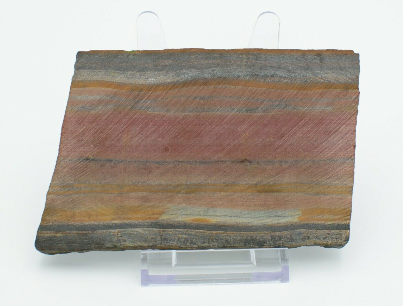 Polished Western Australian Banded Iron Jasper Slice Stone Slab Pilbara ...