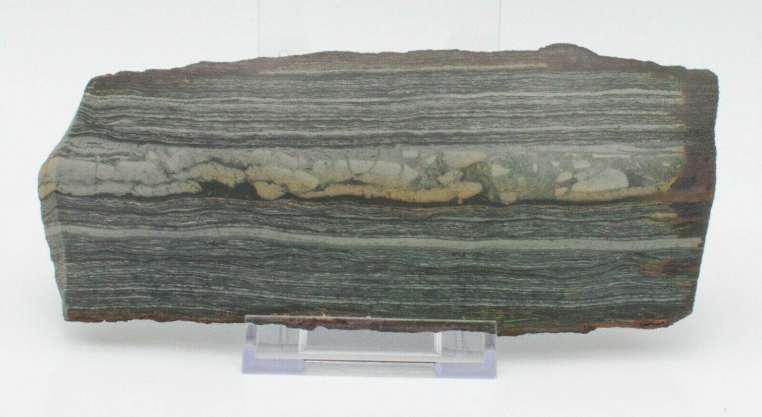 Polished Pilbara Brecciated Chert-Jasper Slice Western Australia Rock ...