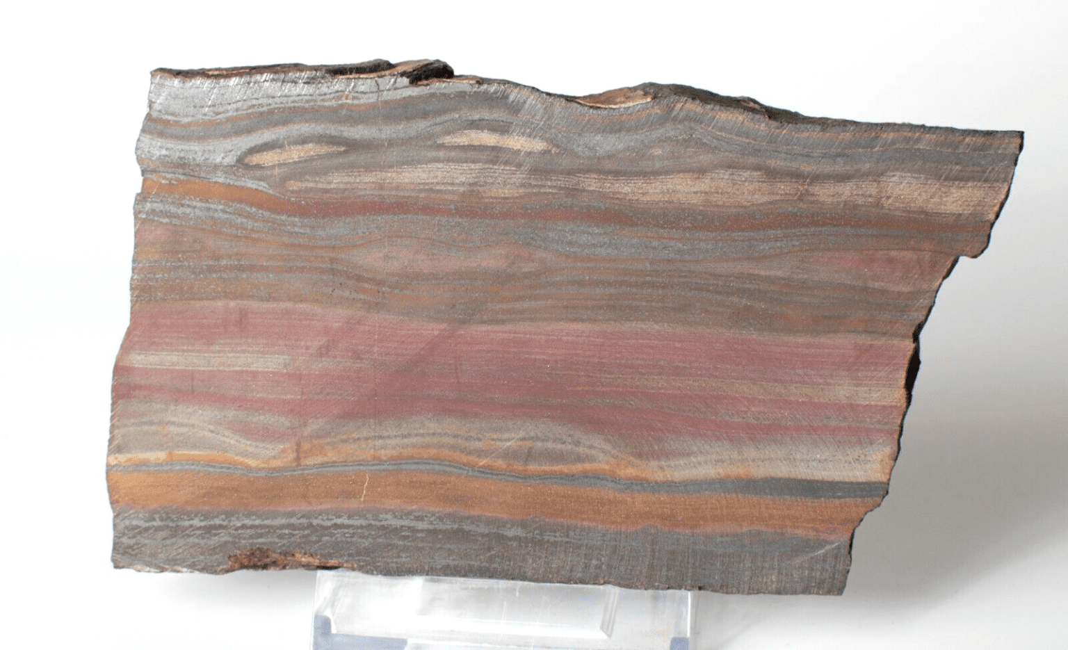 Polished Western Australian Banded Iron Jasper Slice Stone Slab Pilbara ...