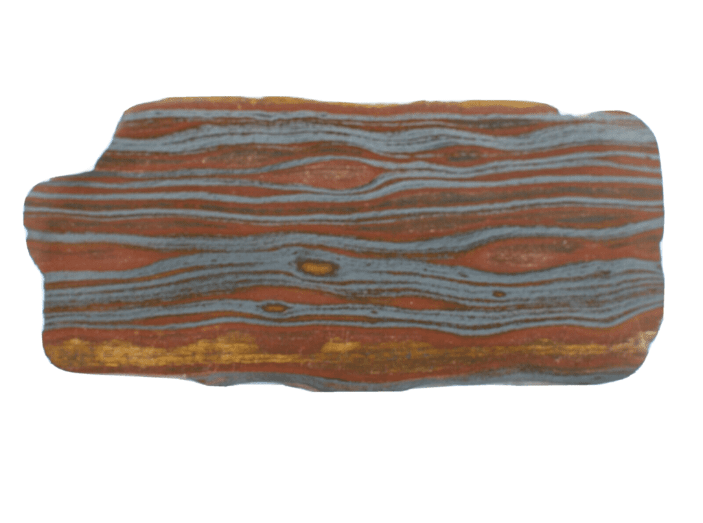 Polished Western Australian Banded Iron Jasper Slice Stone Slab Pilbara ...