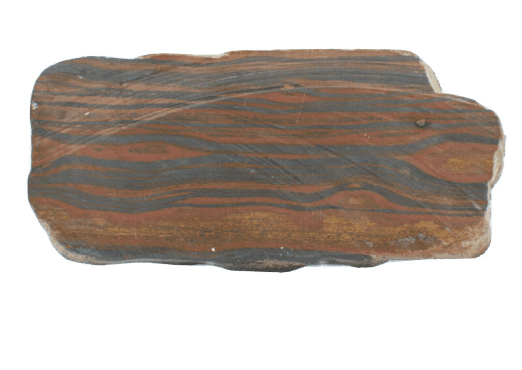 Polished Western Australian Banded Iron Jasper Slice Stone Slab Pilbara ...